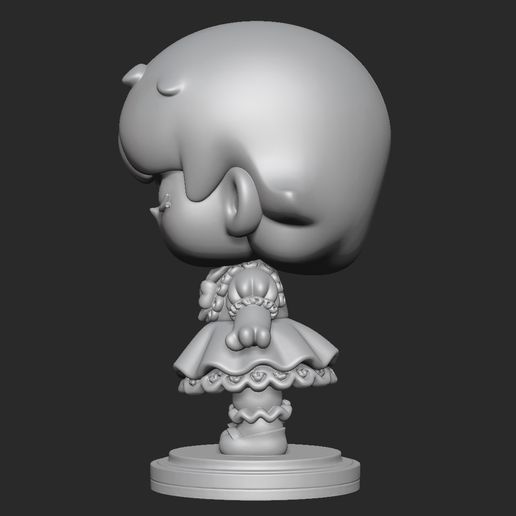 👧 Pretty little girl・ STL File for 3D printing・Cults