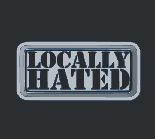 🪔 Locally Hated- Freshie Mold Housing・ STL File for 3D printing・Cults