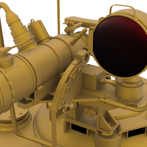 🪖 Panther F Turret 88 mm + FG 1250 IRNV・ STL File for 3D printing・Cults