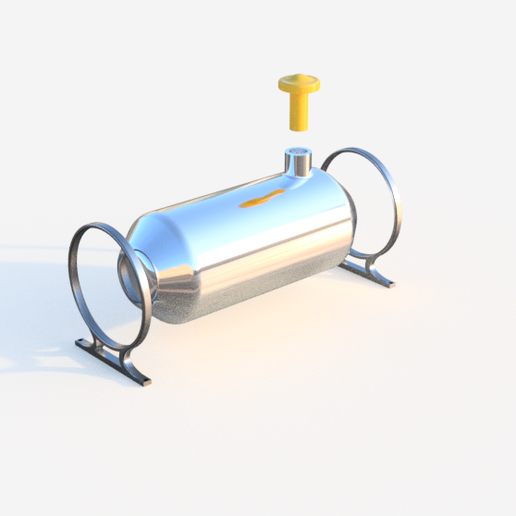 🌙 MOON FUEL TANK HOTROD II FOR 1/24 - 1/25 MODEL KIT.・ STL File for 3D ...