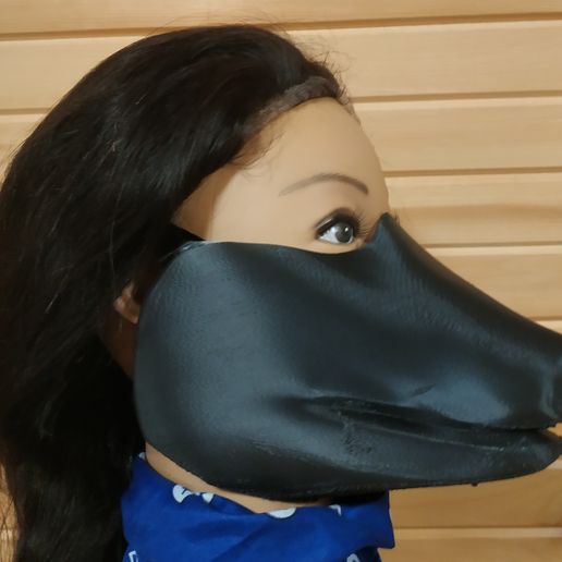 🦊 Fox Snout Mask - Perihelion Prints・ STL File for 3D printing・Cults