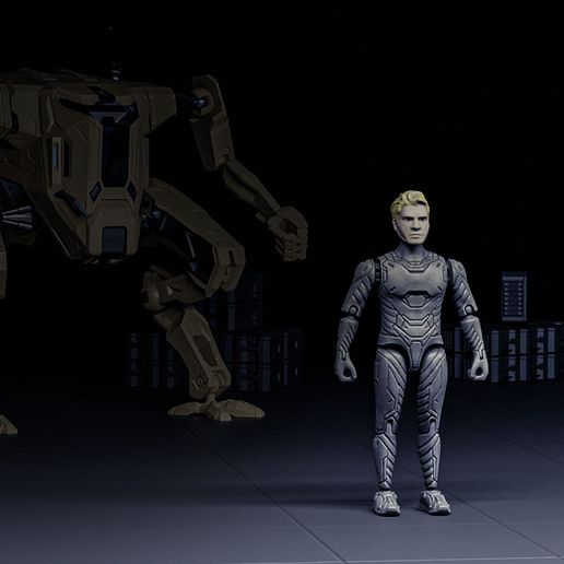 🧑‍ ️ Mech Pilot・ OBJ File for ・Cults