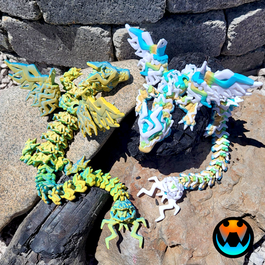 🐉 Storm Dragon, FANTASY DRAGON PET, FLEXIBLE PRINT IN PLACE ...