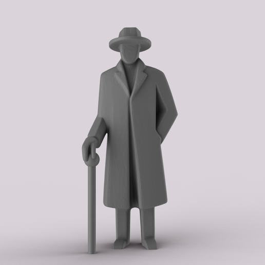 STL file Low Poly Old Man Figure 3D print model 👴 (OBJ and 3MF)・3D ...