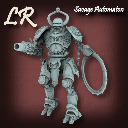 🤖 Savage Automaton・ 3D File for ・Cults