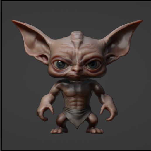 Free STL file Dobby of harry potter in chibi style 🎬 ・3D printer design ...