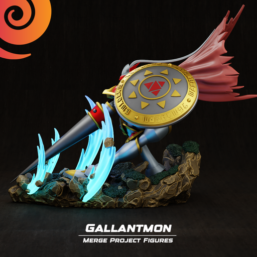 🐉 Gallantmon - Digimon・ STL File for 3D printing・Cults