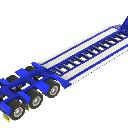 👦 1:24th Scale Drop-Deck low boy trailer・ STL File for 3D printing・Cults