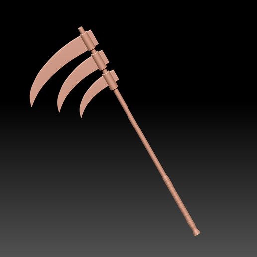 🔫 Triple-Bladed Scythe - Hidan Scythe from Naruto - 3D Print Model・ STL ...