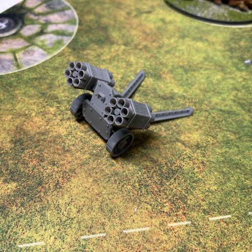 🔋 Grimdark Multi-Rocket launcher battery "Nebelwerfer" for Grimdark ...