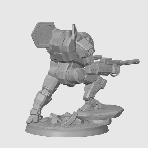 🎲 Phantom Stalker – Light Recon Mech Miniature - 70mm - 28mm Scale ...