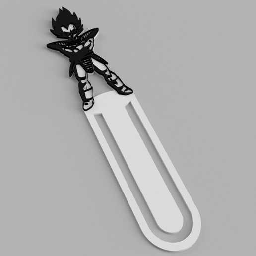 🎒 Vegeta Logo Bookmarks・Free STL File for 3D printing・Cults