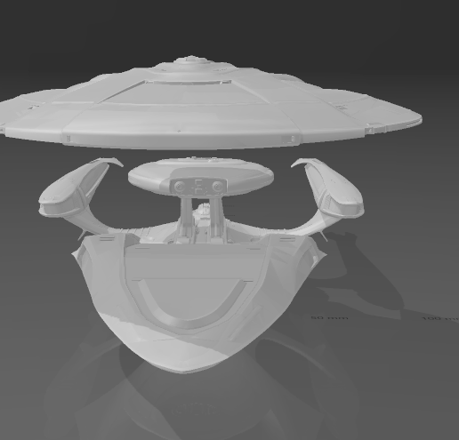 🖖 STO - Terran - Lexington Dreadnought Cruiser - Separations・Free STL ...