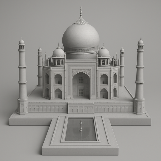 🏗️ Taj Mahal 3D Model・ STL File for 3D printing・Cults