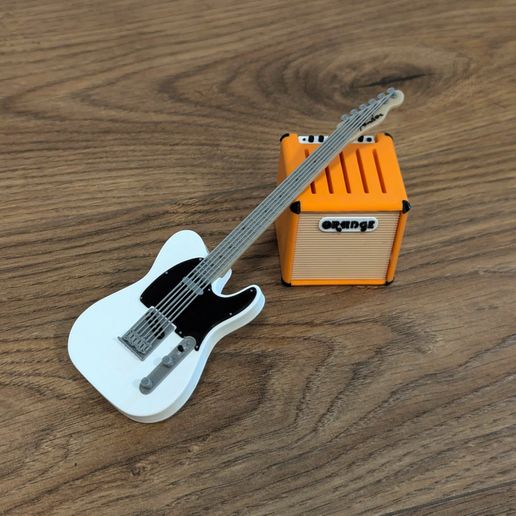 ⚡ Fender Telecaster With Strings : Electric Guitar・Free STL File for 3D ...