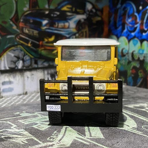 3D printed Toyota FJ40 Landcruiser Bull Bar (Bumper) for Scale Model ...