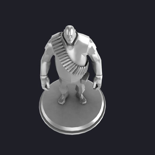 🗿 Team Fortress 2 Heavy 3D MODEL・ 3D File for 3D printing・Cults