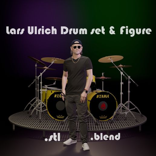 metallica drum setup