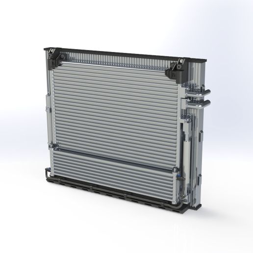 🧸 Scale Engine Radiator and Condenser of Land Rover, Range Rover・ 3D ...