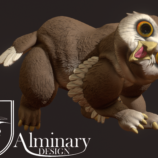 🎲 owlbear - tabletop miniature・Free STL File for 3D printing・Cults