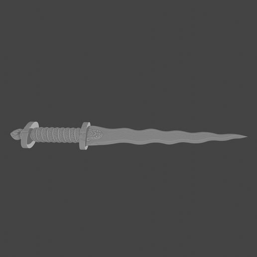 🗡️ Dark One Dagger - Rumplestiltskin・ STL File for 3D printing・Cults