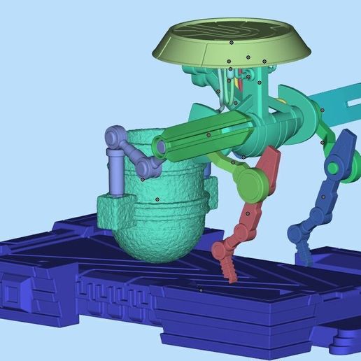 🤖 Plateforme Repulsorlift du droïde Panning Figure à l'échelle One12 ...