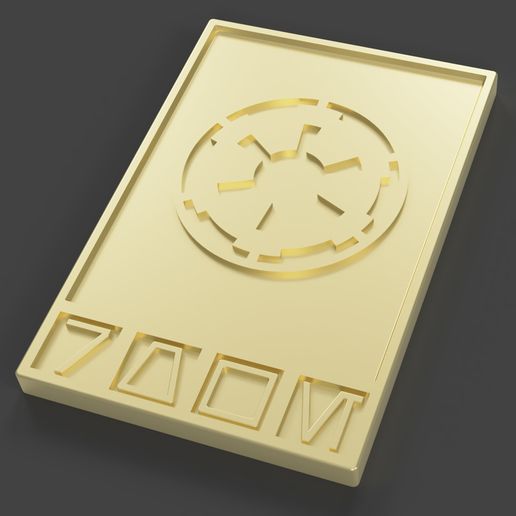 🪙 Imperial Credit・Free 3D File for ・Cults