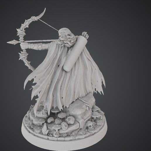 🎲 Drow Ranger Elite - High Detail STL Miniature for DnD & Wargames・ STL ...