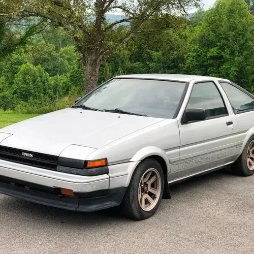 🚗 Toyota Trueno AE86 1985 - Klassisches JDM Coupe Solid 3D-Druck Modell ...