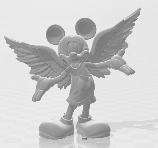 👼 mickey angel 2 models・ STL File for 3D printing・Cults