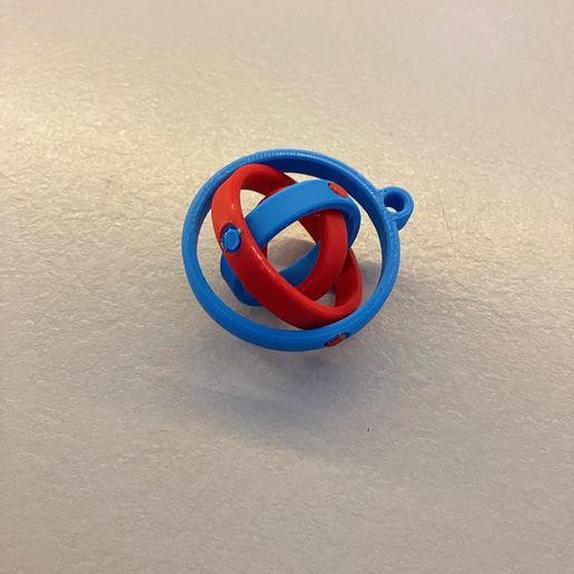 STL file KEY RING PRINT IN PLACE FLEXIBLE 🔑 (3MF)・3D printing idea to ...