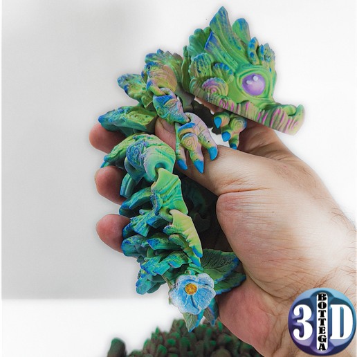 🪵 Mogan the wood baby dragon, and egg! Articulated, flexy, toy・ 3D File ...