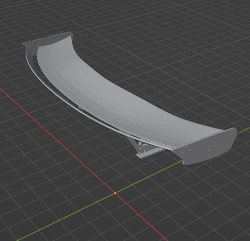 🎚️ Split Level Spoiler・ STL File for 3D printing・Cults