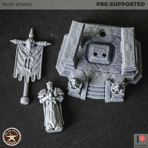 💂 Kings Altar・ 3D File for ・Cults