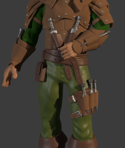 Free STL file Rogue Bandit with daggers ♟ ・Design to download and 3D ...