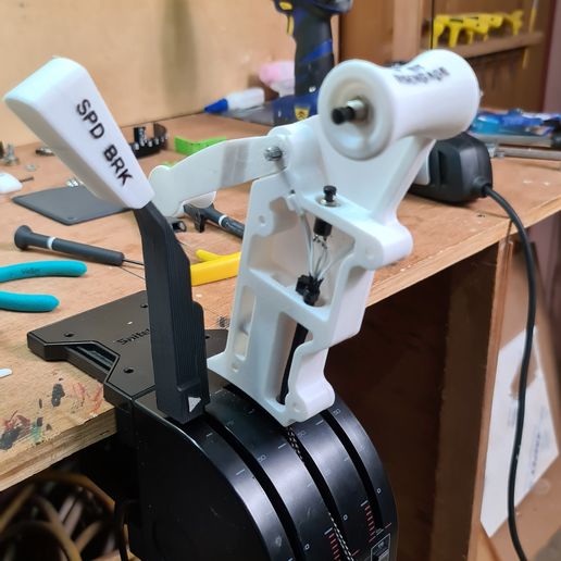 📁 3D Printable Saitek Throttle 737 MOD (STEP FILE CAD)・Free STEP File ...
