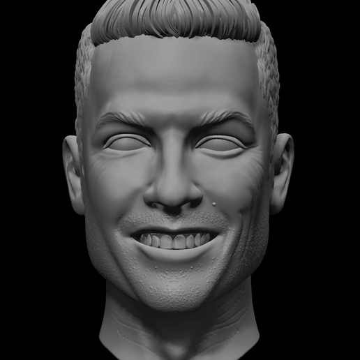 🗿 Cristiano Ronaldo - High Detail 3D Model STL/OBJ for Printing・Free ...