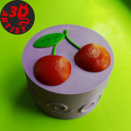 🍒 Cherry Box・ 3D File for 3D printing・Cults