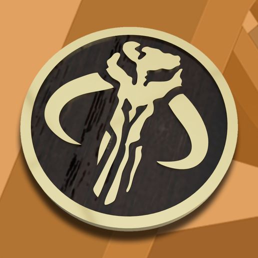 🪙 Mandalorian Mythosaur Coin / Token・Free 3D File for ・Cults