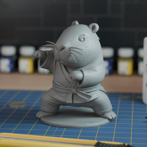 👘 QUIMONO DE CAPIVARA - CAPIVARA QUIMONO・Arquivo STL Grátis para ...