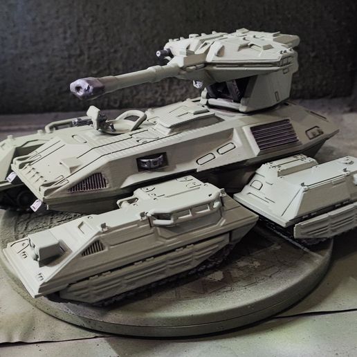 🦂 UNSC SCORPION TANK STL PACK - 30MM・3D Print with the Bambu Labs A1 3D ...