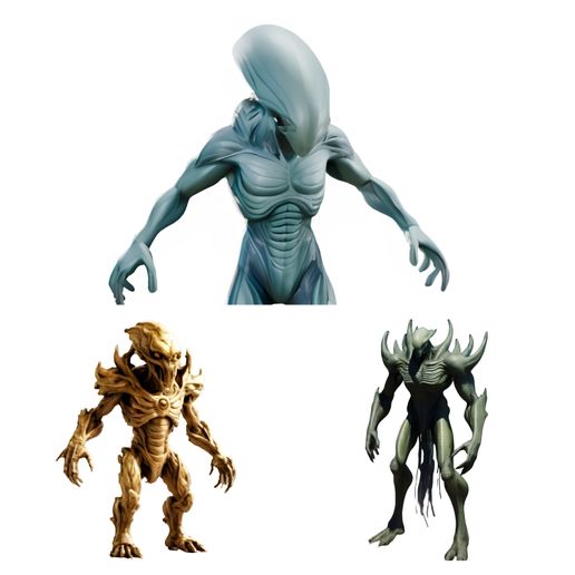 3D file Xenomorphic Warrior Collection 🧸 ・Template to download and 3D ...