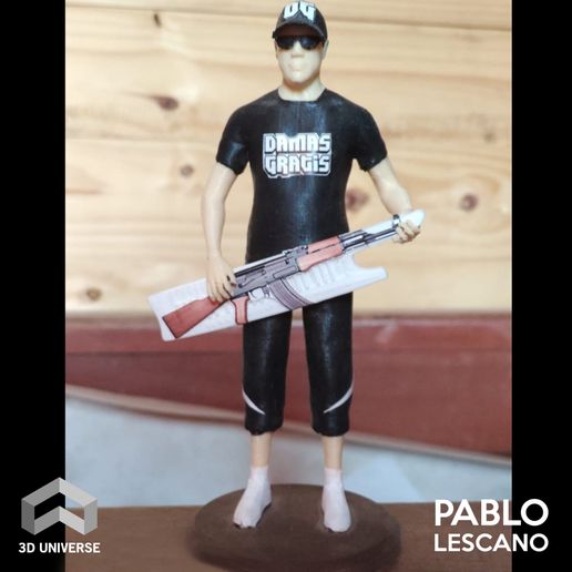 arquivo STL PABLO LESCANO DE DAMAS GRATIS 🇦🇷 ・modelo de impressão 3D ...