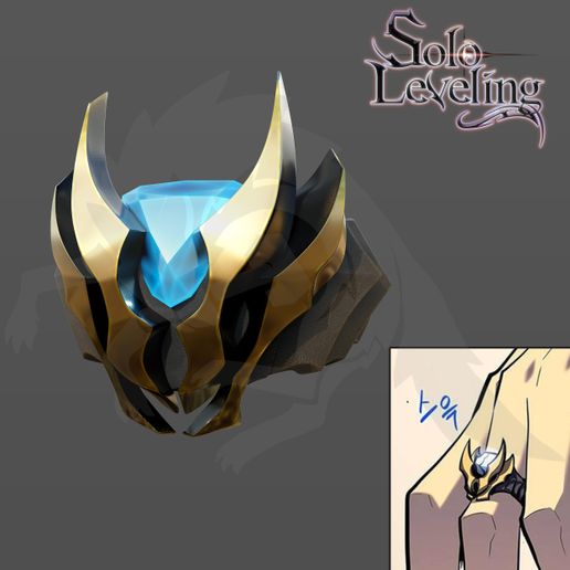 💍 Demon Monarch Ring from Solo Leveling for cosplay 3d model・ STL File ...