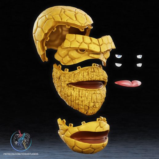 🖨️ Comic Thing Mask 3D Printer STL File・ STL File for 3D printing・Cults