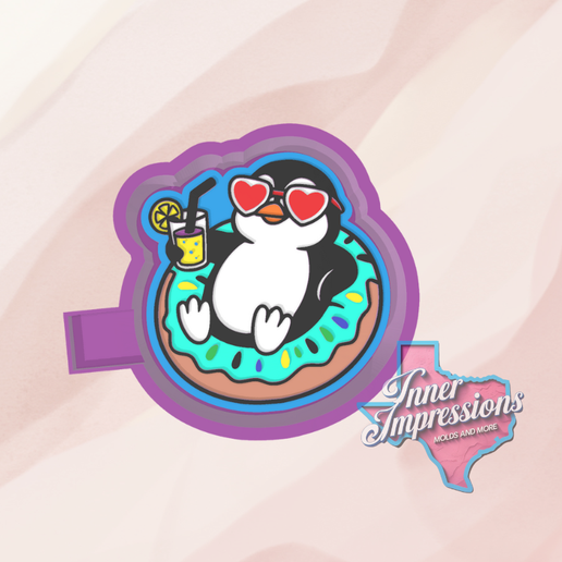 🐧 Penguin Floatie Freshie Mold・ STL File for 3D printing・Cults