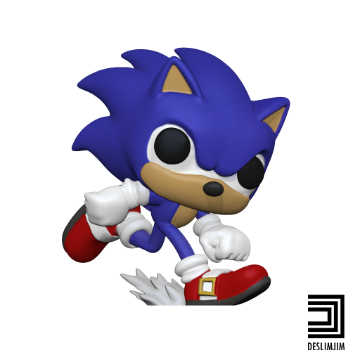 🐉 SONIC PACK FULL Funko Pop Toyart COMPLETE・ 3D File for 3D printing・Cults