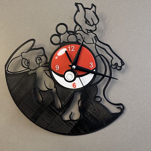 🐉 reloj pokemon・Archivo STL para ・Cults