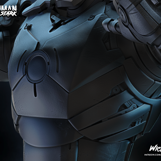 👨 Wicked Marvel Iron Man 2023 Sculpture: Tested and ready for 3d ...