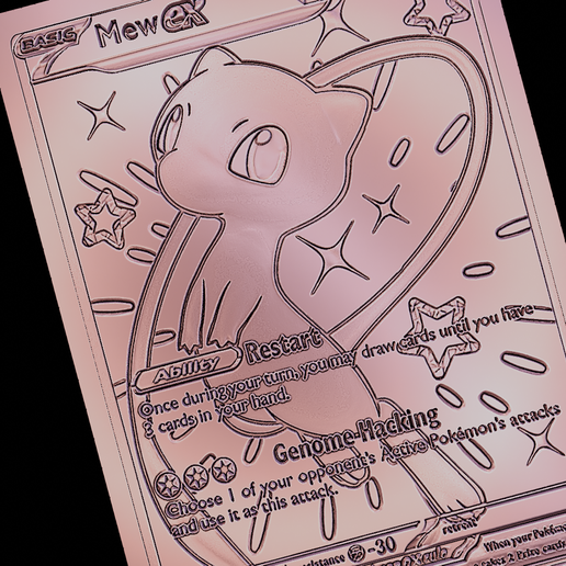 mew pokemon card coloring sheet